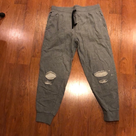Threads 4 Thought | Pants & Jumpsuits | Ripped Knees Sweatpants | Poshmark